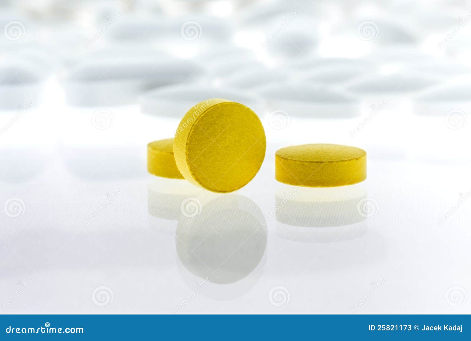 Yellow Pills In The Form Of Arrows Show The Progress In The Treatment ...