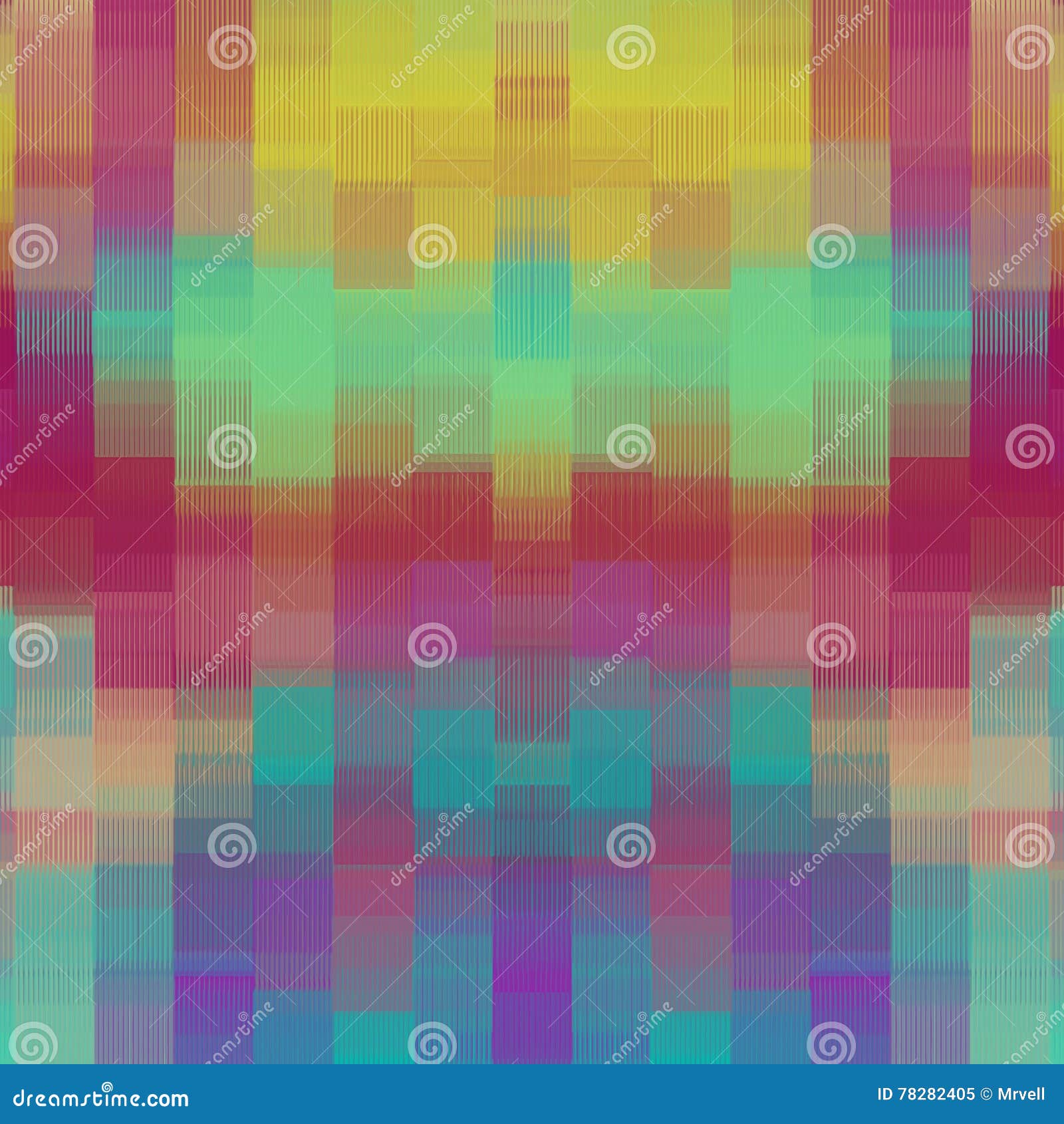 Yellow Pink Blue and Purple Plaid Pattern Abstract Stock Illustration ...