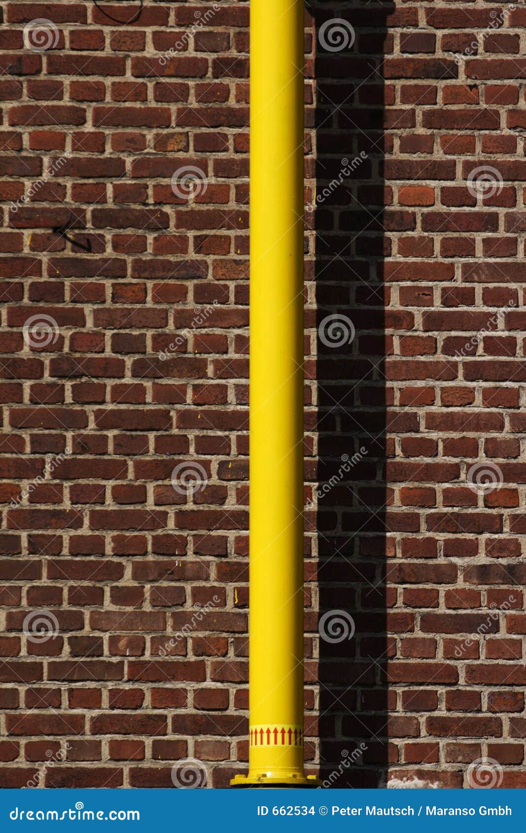 Yellow pipe stock photo. Image of transportation, bridge - 662534