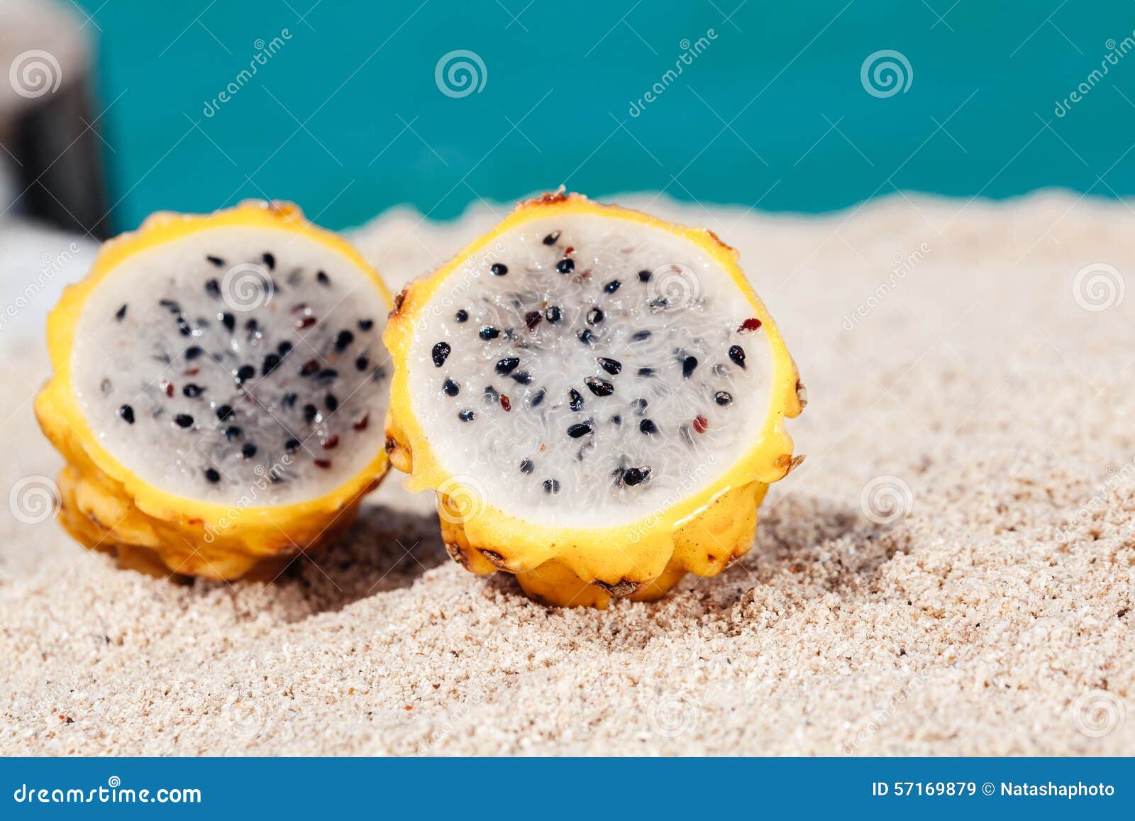 Yellow Pitahaya stock image. Image of dragon, delicious - 57169879