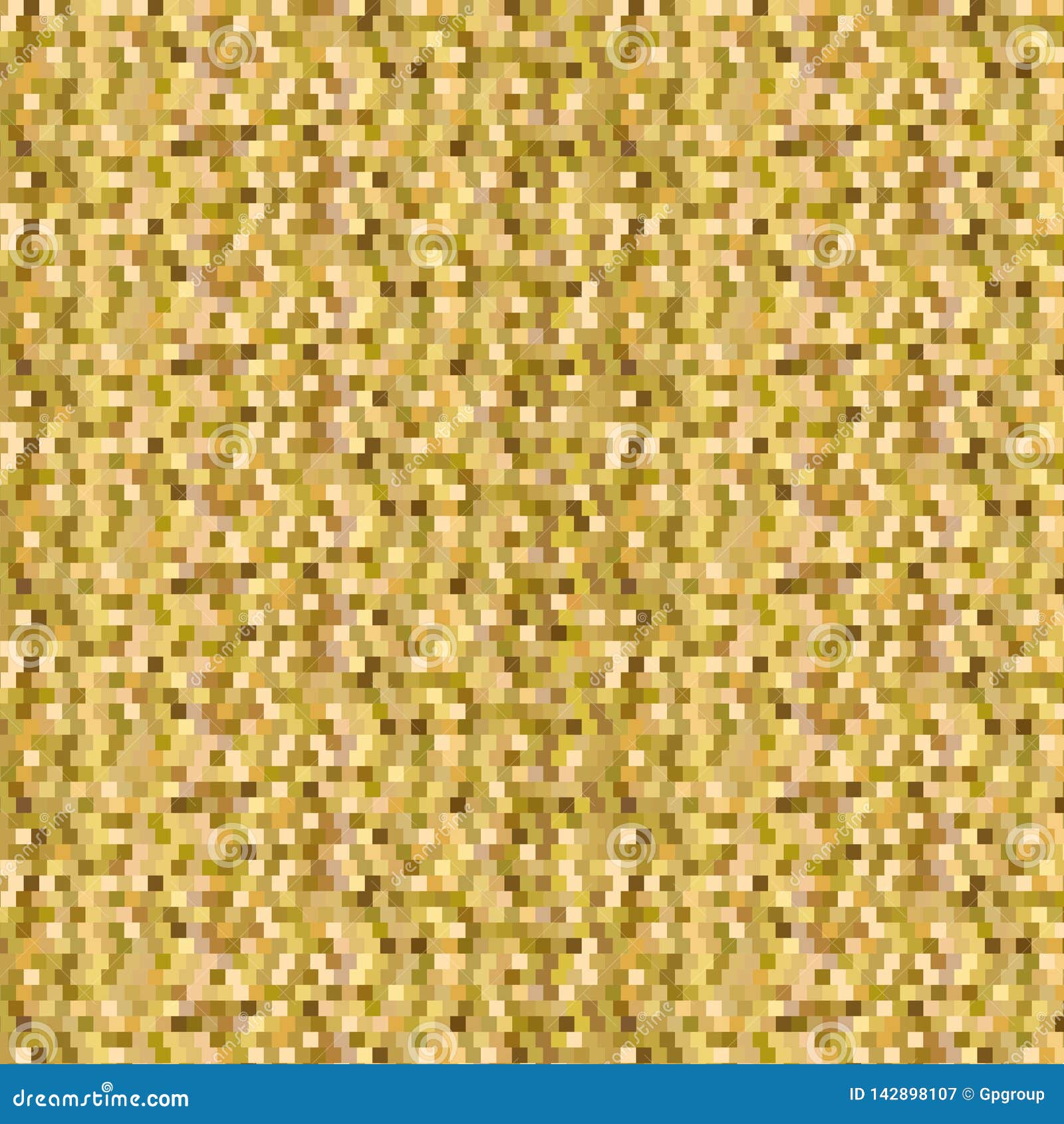 Yellow Pixelated Backgound Decorative Texture Stock Vector ...