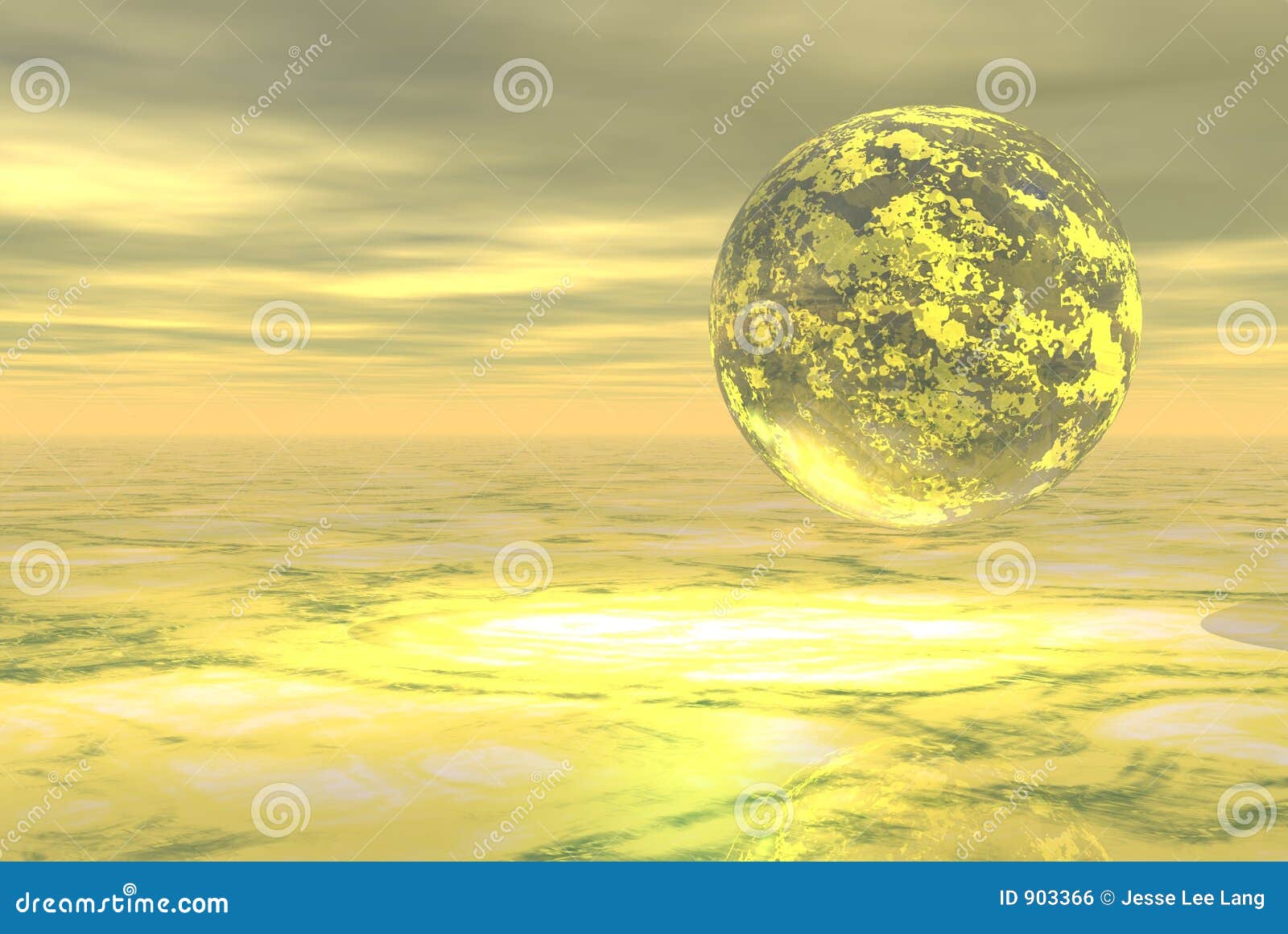 Yellow planet stock illustration. Illustration of graphic - 903366