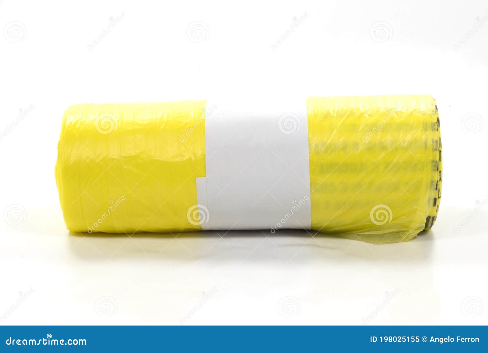 Yellow Plastic Bags for Recycling Stock Image - Image of color, icon ...