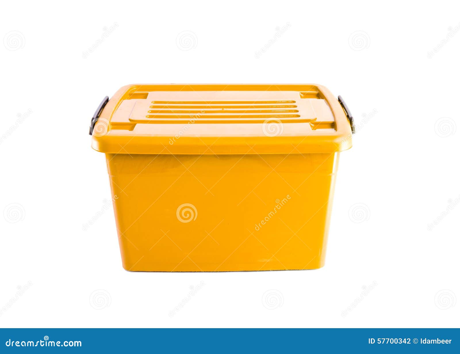 Yellow plastic box stock photo. Image of industrial, industry - 57700342