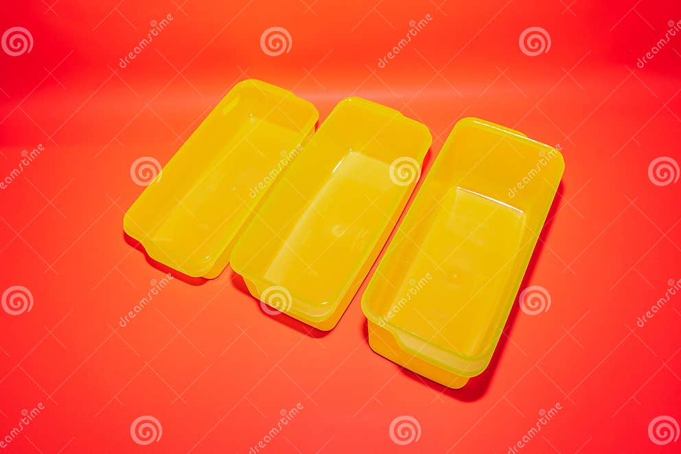 Yellow Plastic Box Jars in Various Sizes: Versatile Storage Solutions ...