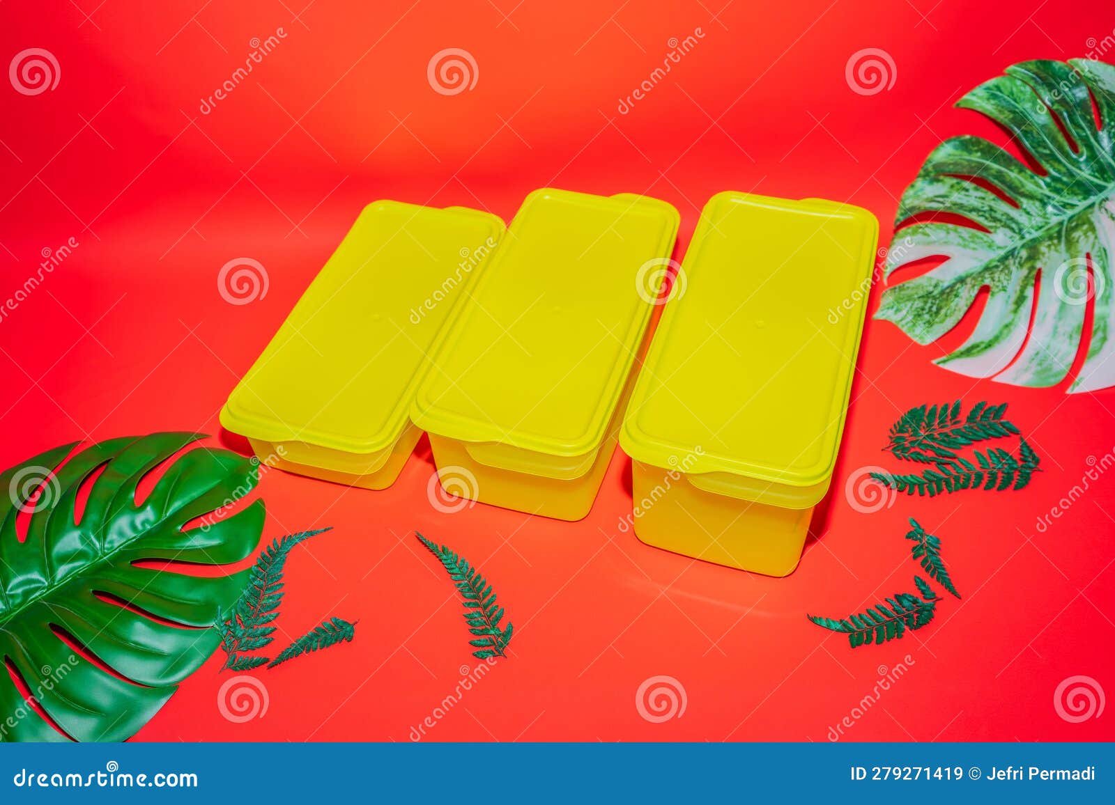 Yellow Plastic Box Jars in Various Sizes: Versatile Storage Solutions ...