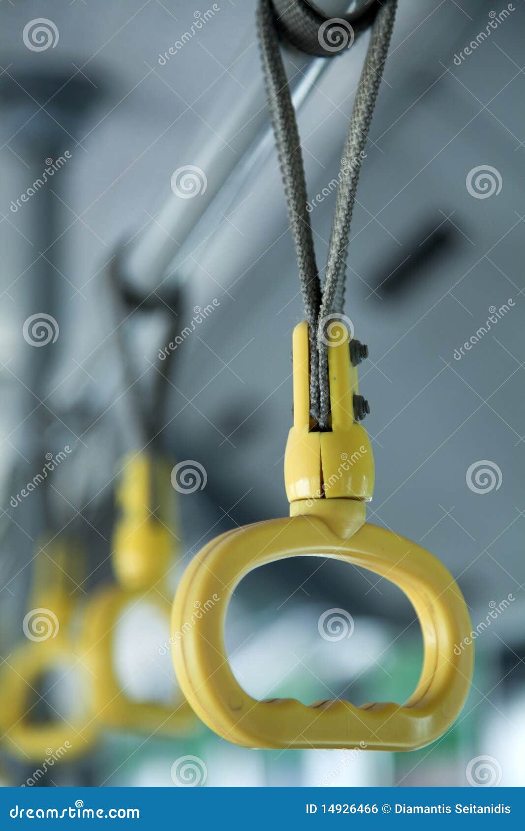Yellow plastic handles stock photo. Image of transportation - 14926466