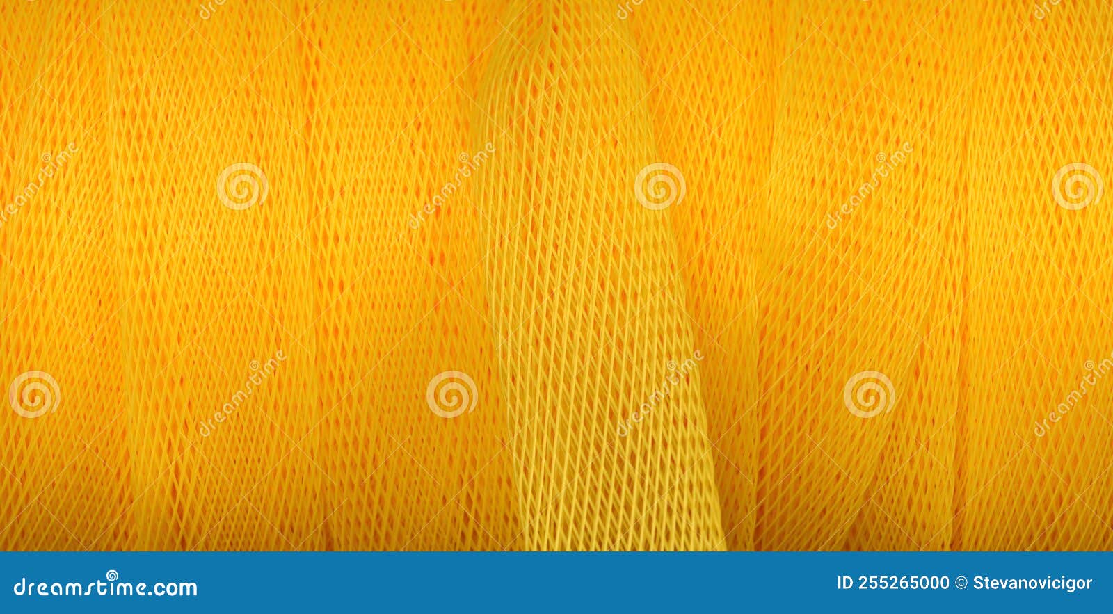 Yellow Plastic Nylon Netting Material As Abstract Background Stock ...