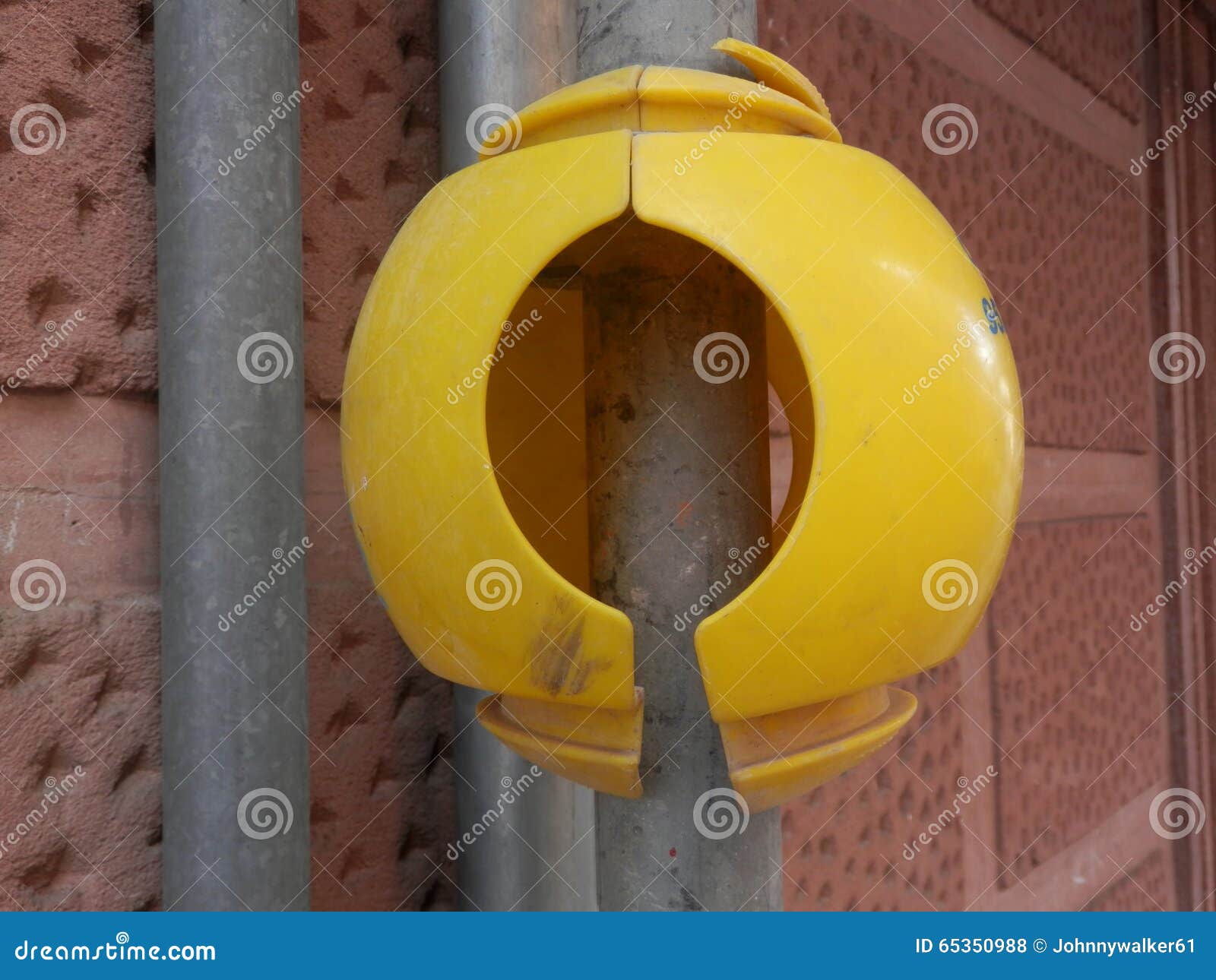 Scaffold Plastic Sheeting Covering A Facade Under Refurbishment, A ...