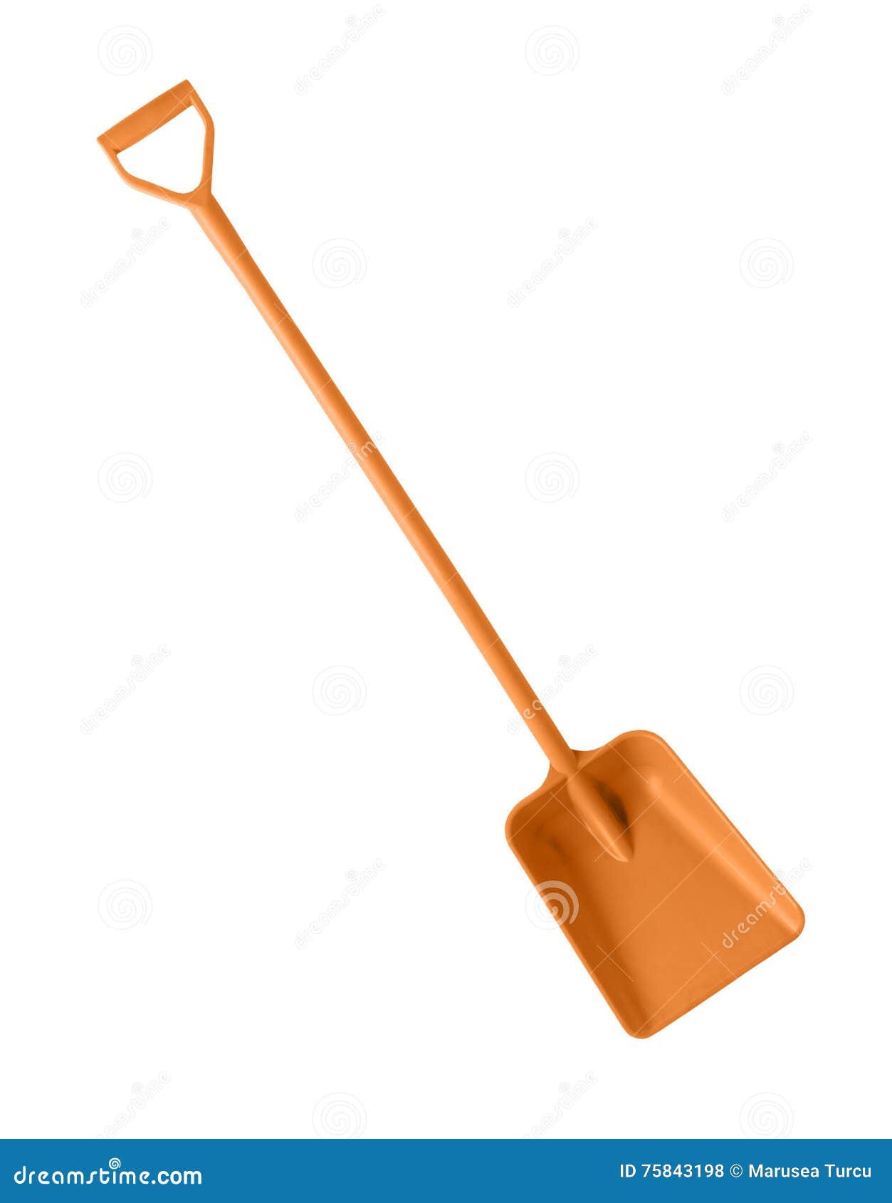 Yellow plastic toy shovel stock photo. Image of white - 75843198