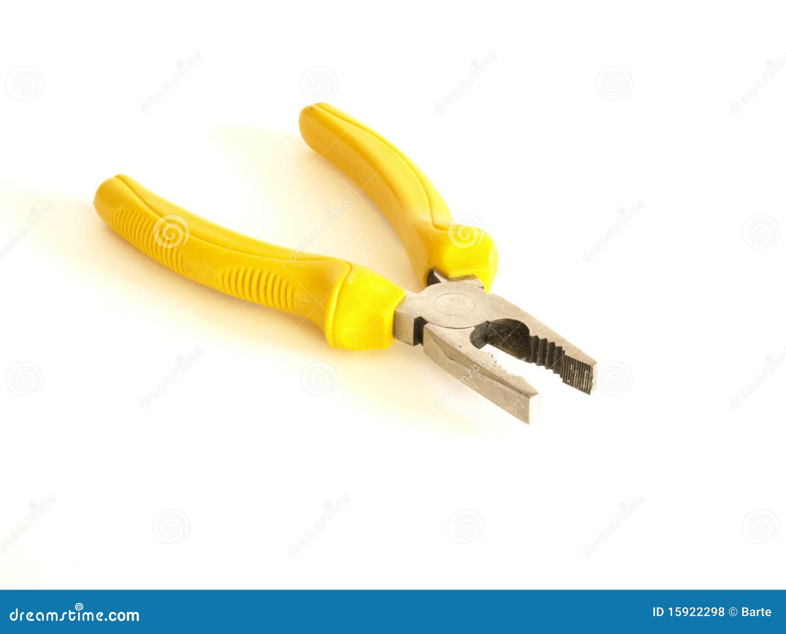 Yellow pliers stock photo. Image of working, technical - 15922298