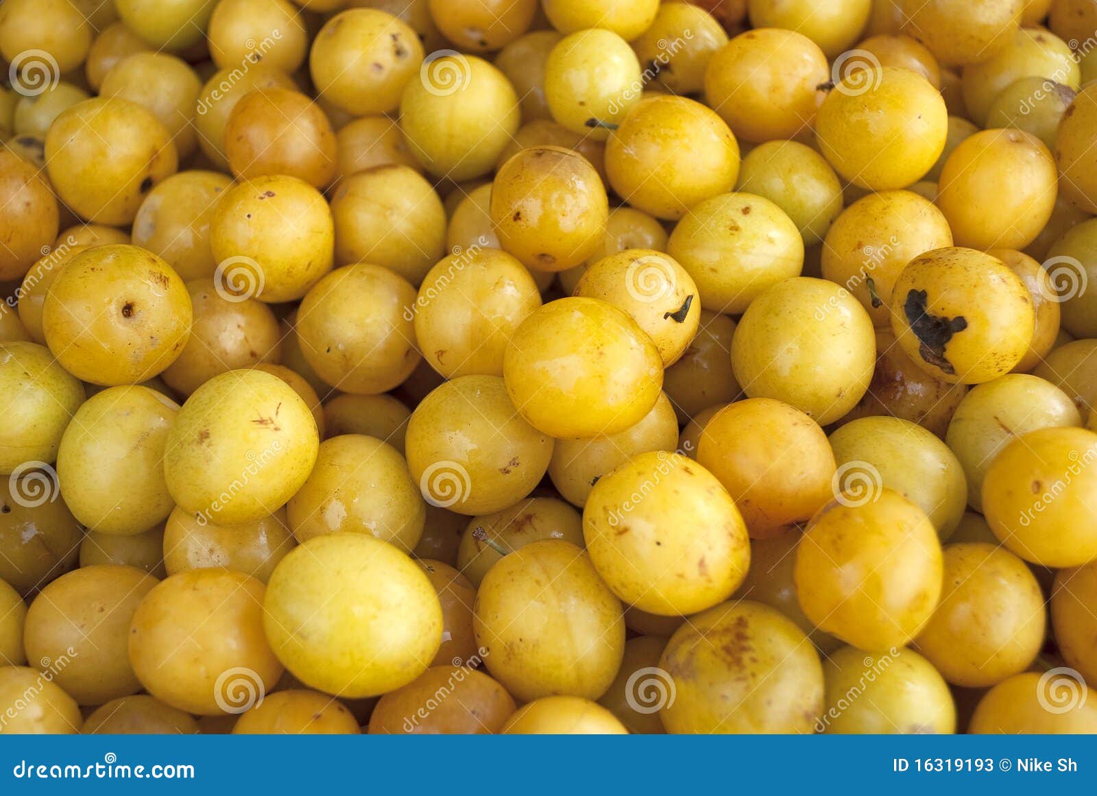 Yellow plums stock image. Image of bazaar, background - 16319193
