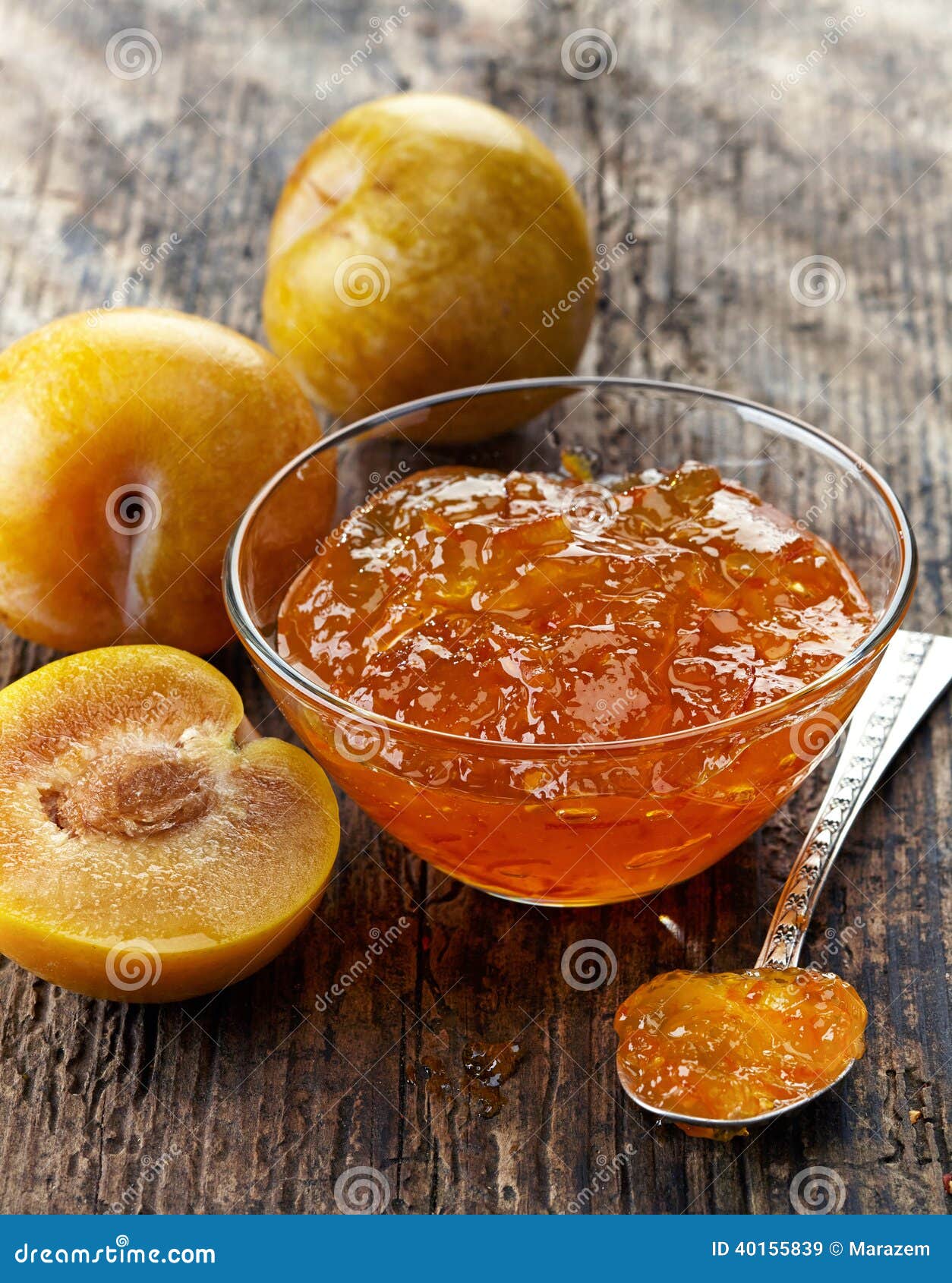 Yellow Plums Jam stock image. Image of nutritious, vegetarian - 40155839