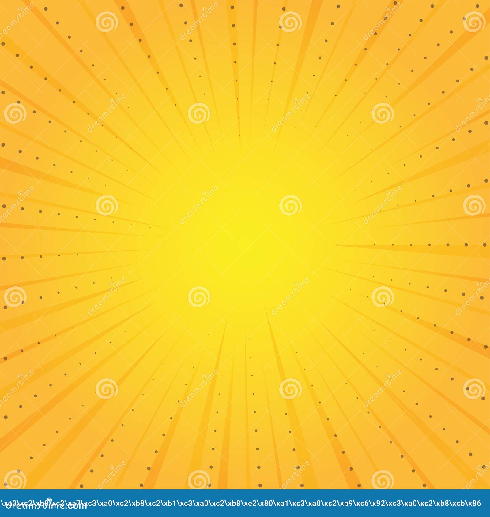 Yellow Point Abstract Sun Vector Background Stock Vector - Illustration ...