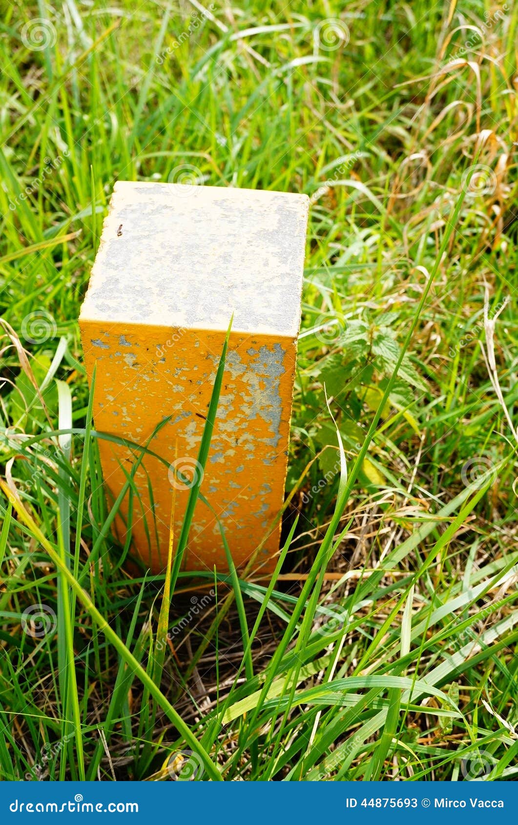 Yellow pole stock image. Image of yellow, pole, grass - 44875693