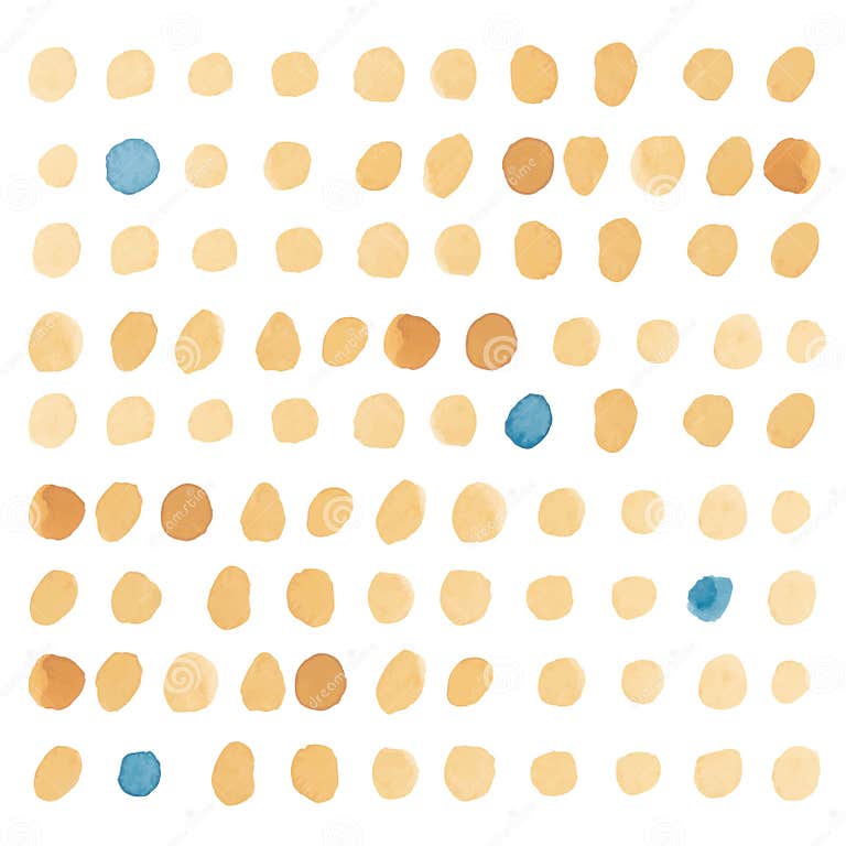 Yellow Polka Dot Pattern Seamless Stock Vector - Illustration of ...