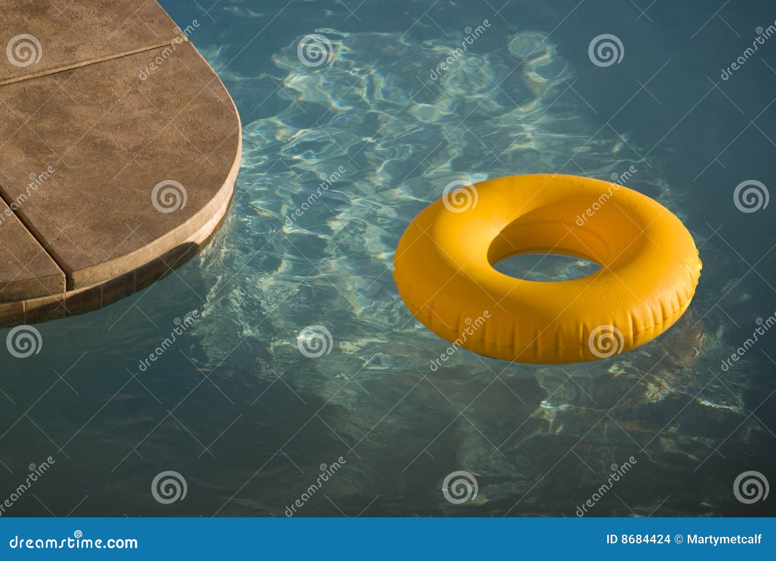 Yellow Pool Tube stock photo. Image of yellow, outdoors - 8684424