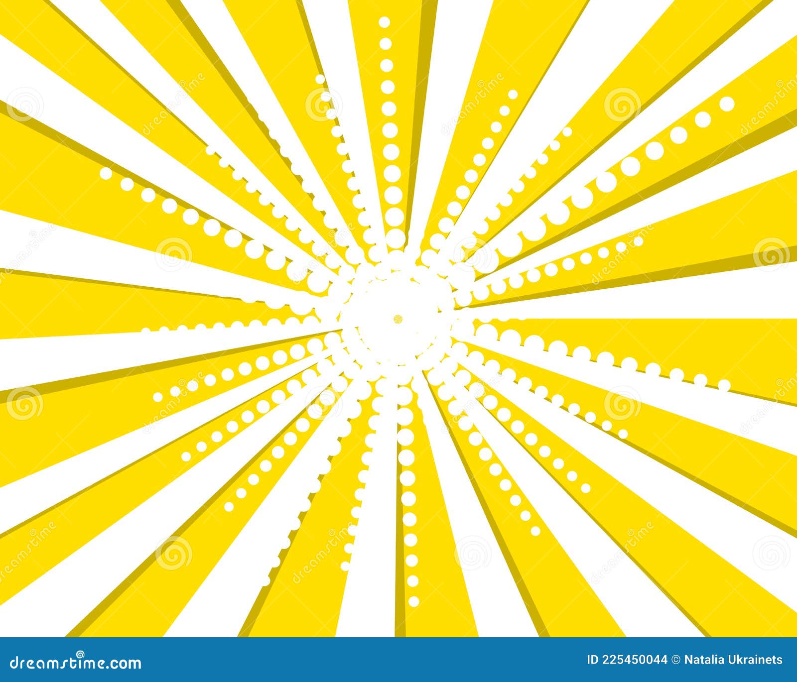 Yellow pop art background stock vector. Illustration of halftone ...