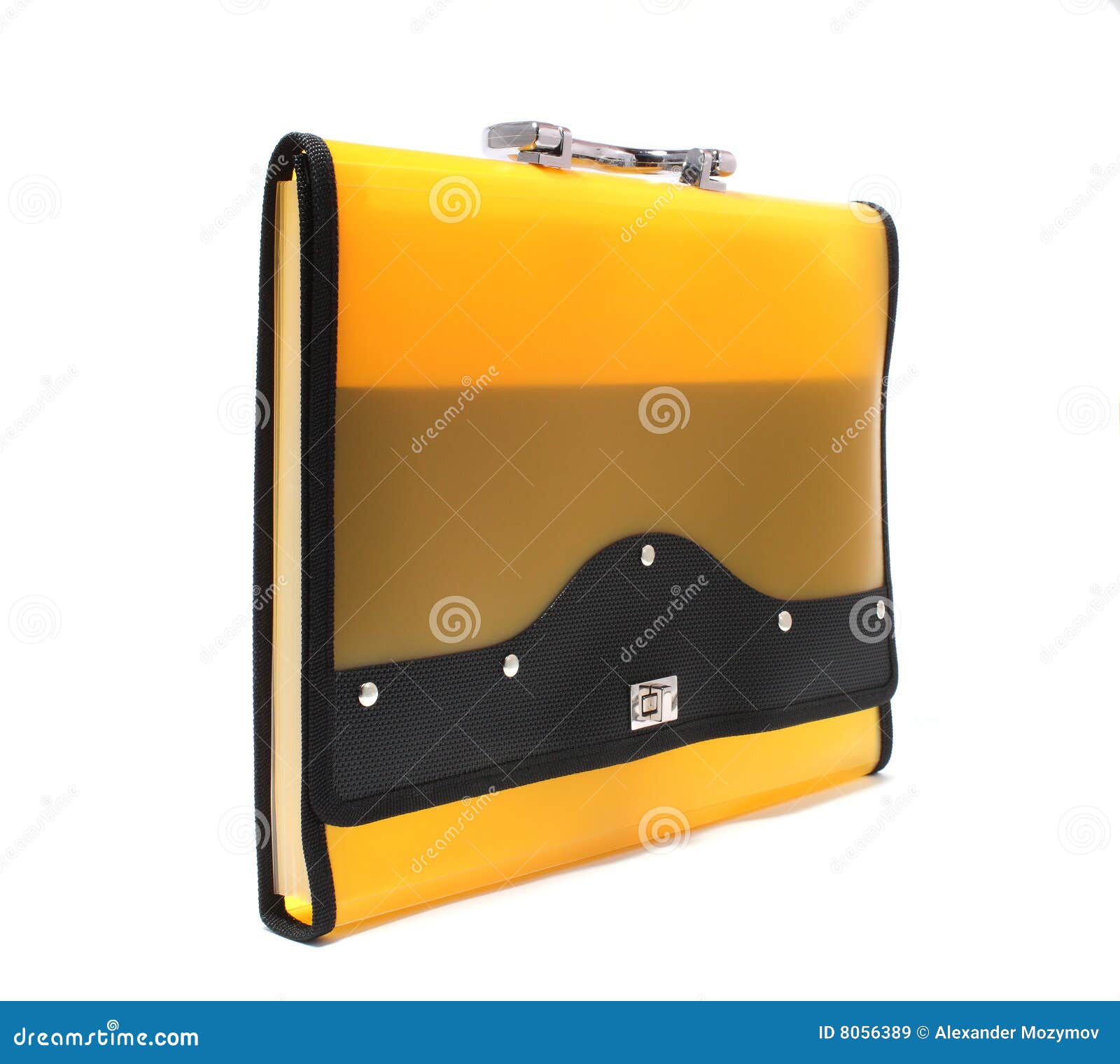 Yellow portfolio stock illustration. Illustration of portfolio - 8056389