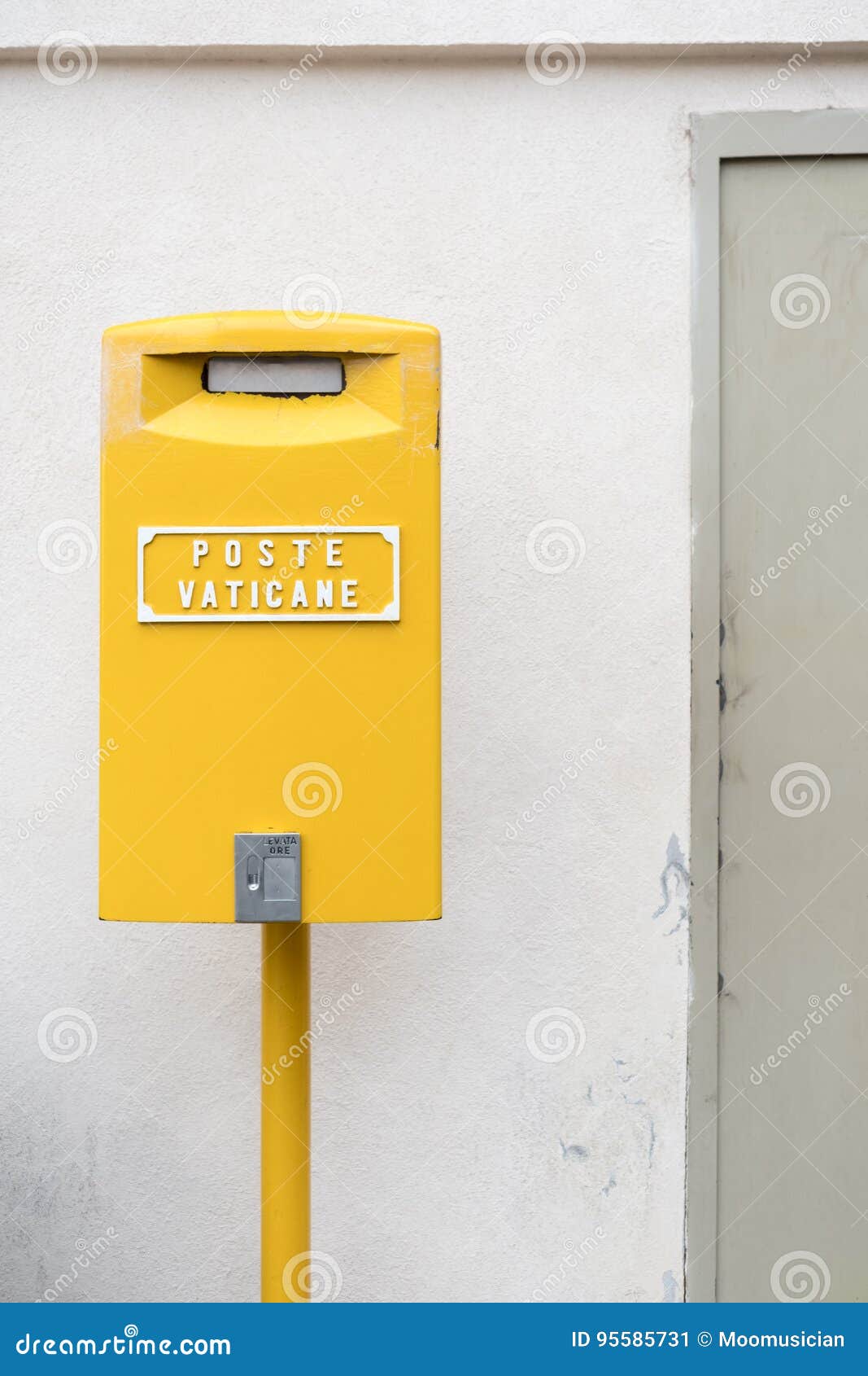 Yellow Post Office Delivery Van Belong To French La Poste Editorial ...