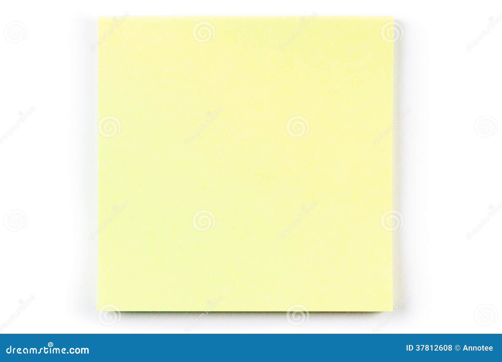 A yellow post it note stock photo. Image of reminder - 37812608