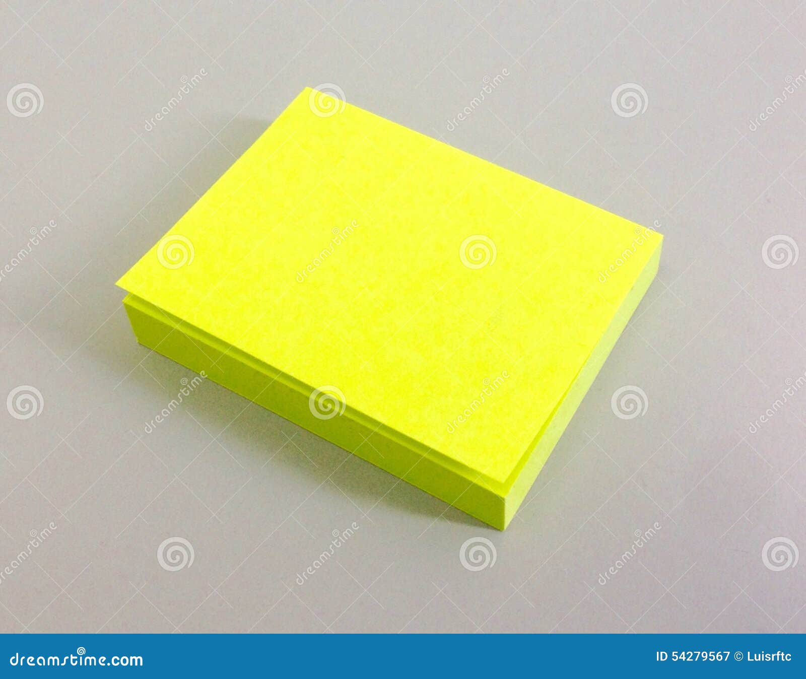 Yellow post-it stock image. Image of notice, message - 54279567