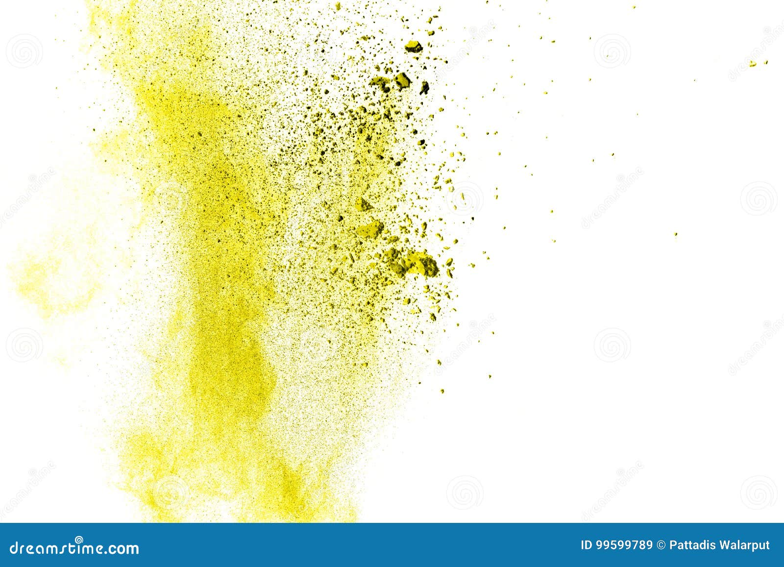 Yellow powder explosion stock illustration. Illustration of bursting ...