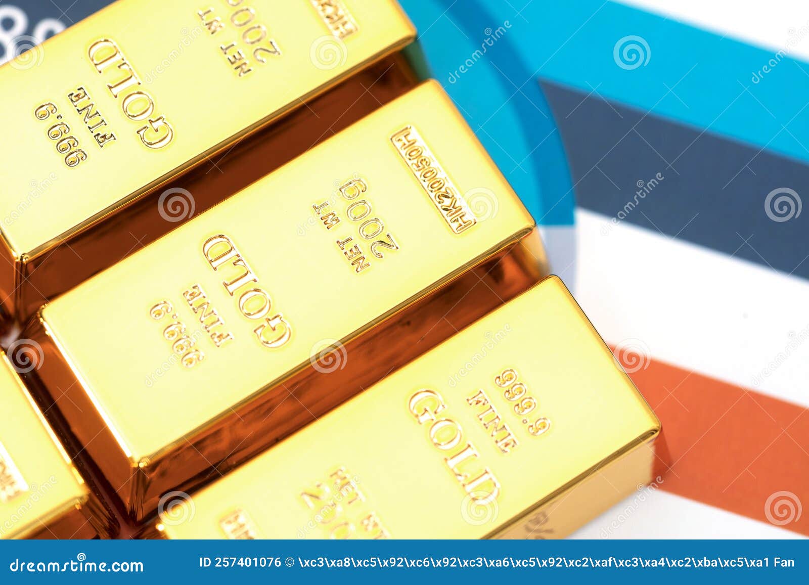 Yellow Precious Metal Gold Bars Gleaming Stock Photo - Image of ...