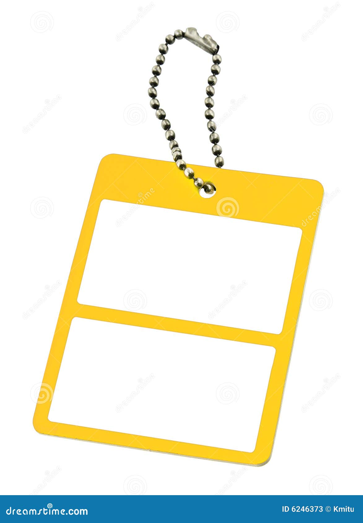 Yellow price tag #3 stock image. Image of detail, empty - 6246373