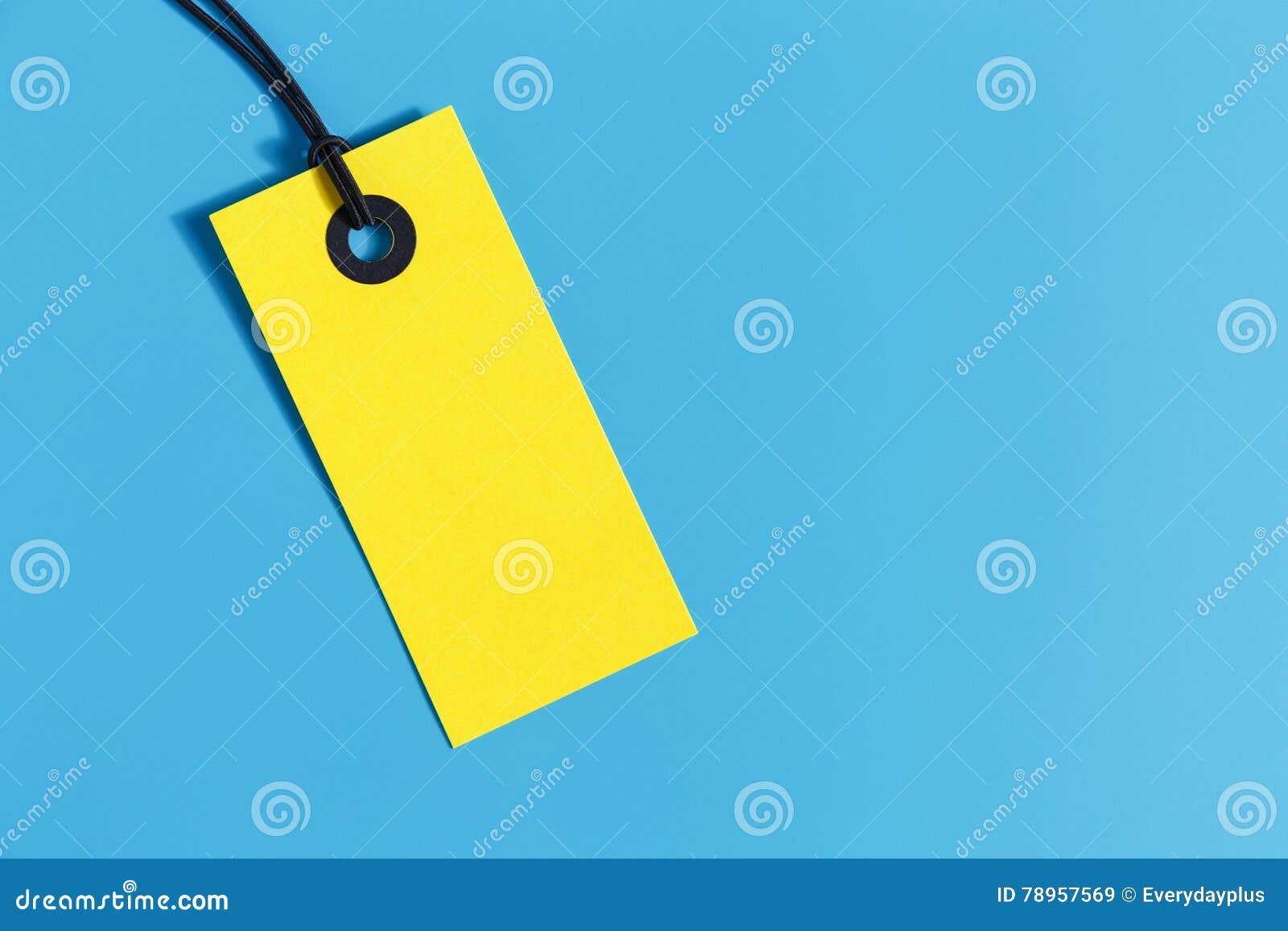 Yellow price tag stock image. Image of promotion, label - 78957569