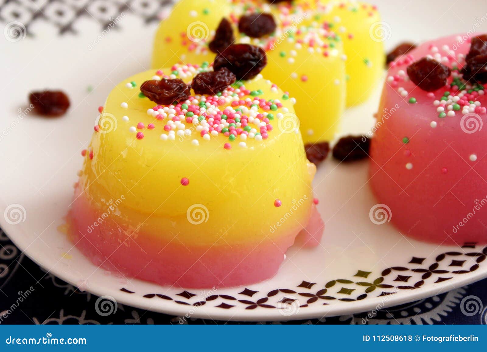 Yellow pudding stock photo. Image of yellow, sugar, food - 112508618