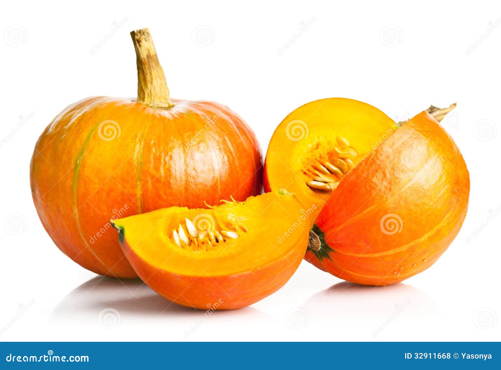 Yellow Pumpkin Vegetable with Cut Stock Photo - Image of jackolantern ...