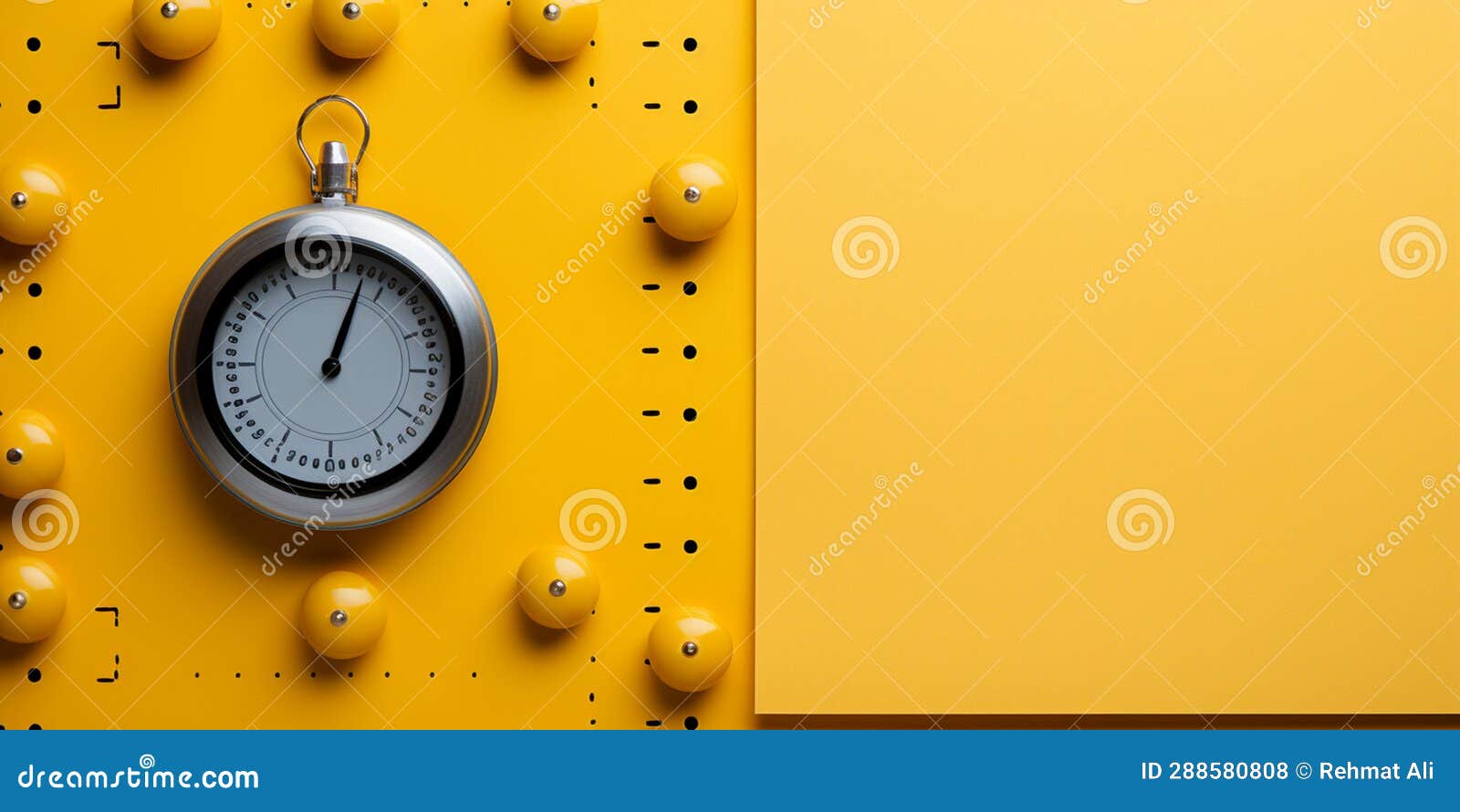 Yellow Punched Paper for Setup Business Objective Target and Goal ...