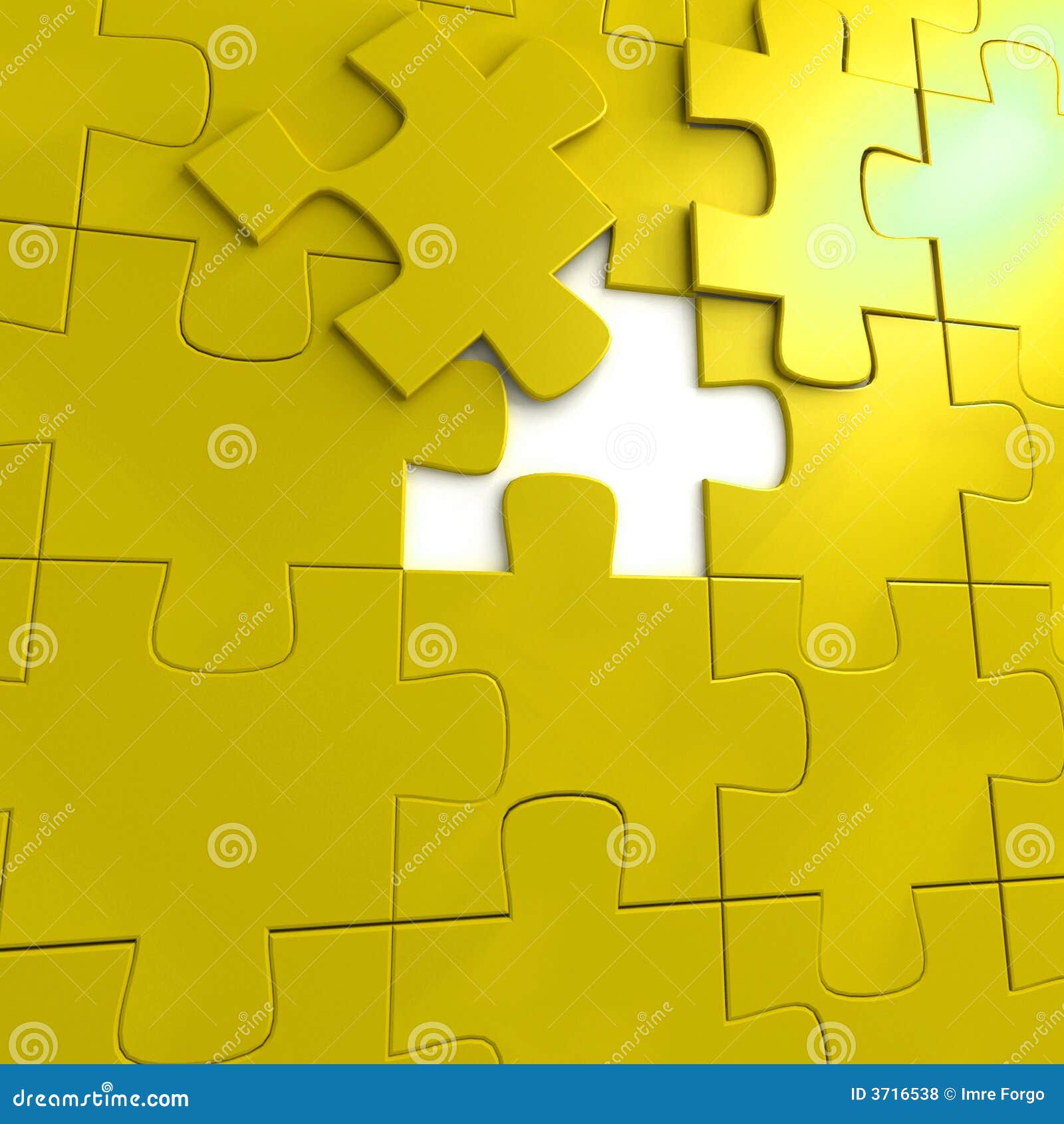 Yellow puzzle stock illustration. Illustration of assembly - 3716538