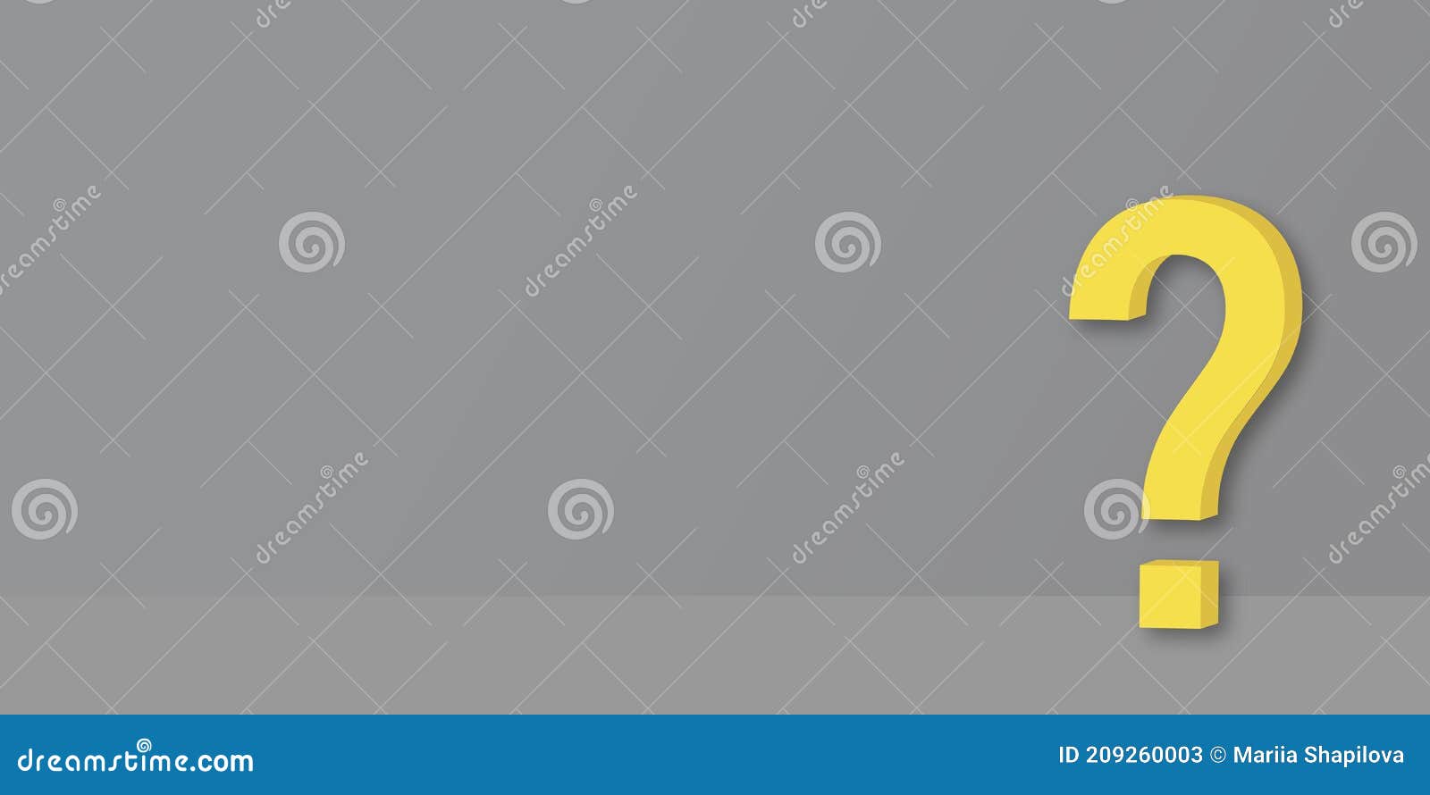Yellow Question Mark on Grey Background Stock Vector - Illustration of ...