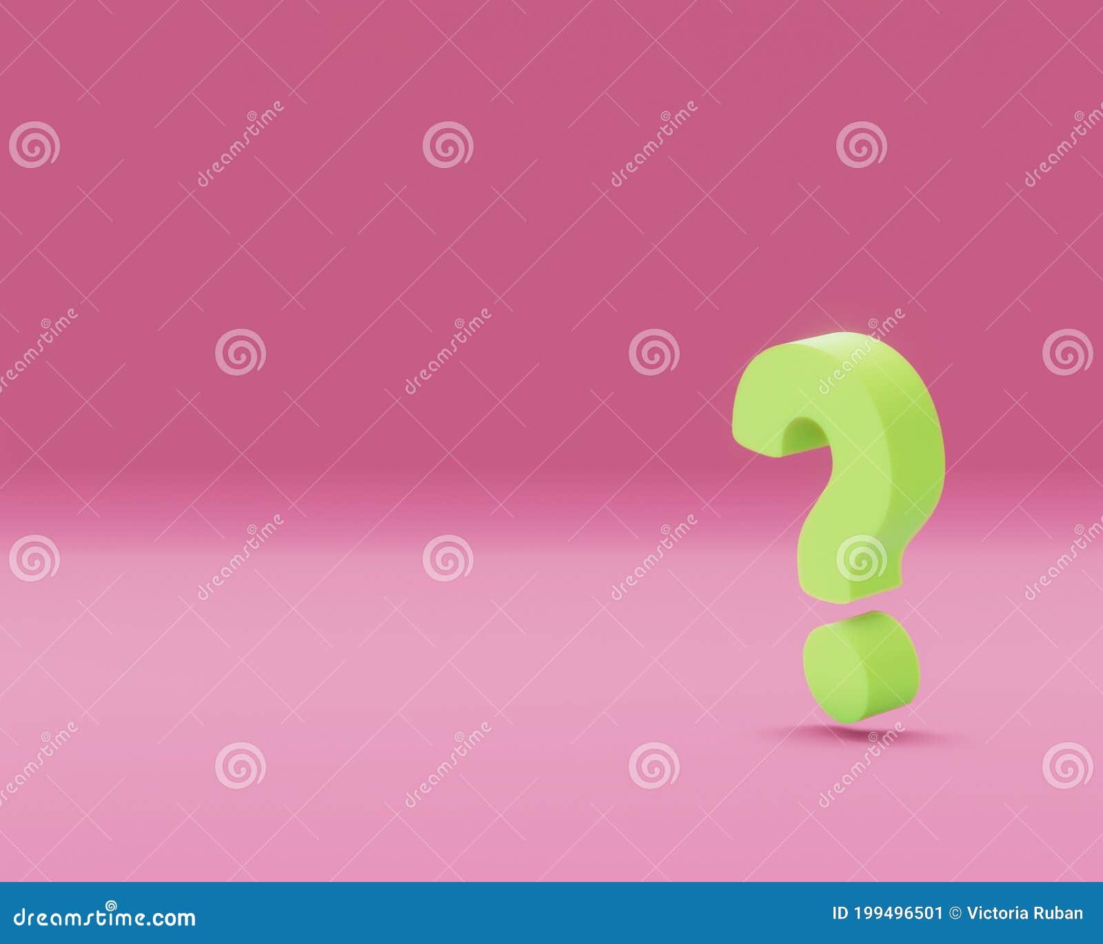 Yellow Question Mark on Pink Plain Background Stock Illustration ...