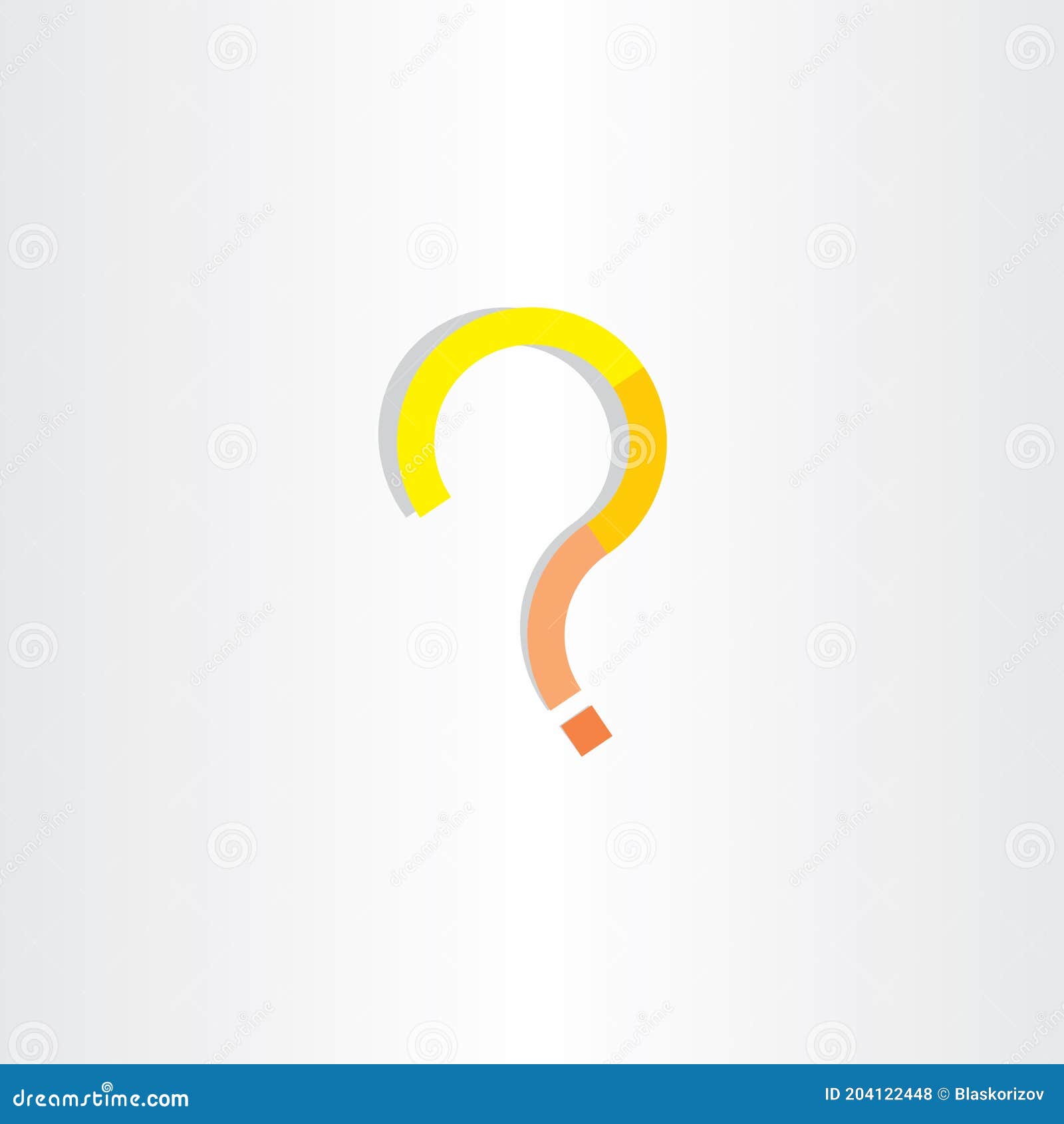 Yellow Question Mark Vector Clip Art Stock Vector - Illustration of ...