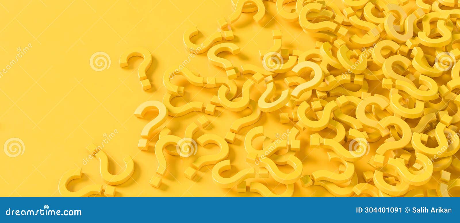 Yellow Question Marks Isolated on Yellow Background. Question Mark ...