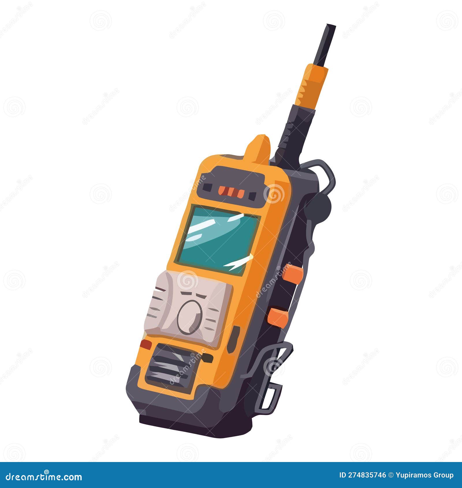 Radio Communicator, Vector Flat Paintball Or Airsoft Icon ...