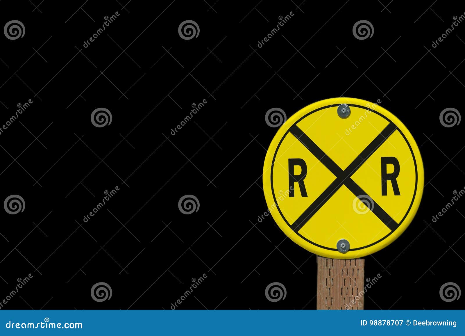 Yellow Railroad Crossing Sign Clip Art railroad sign - Clip Art Library