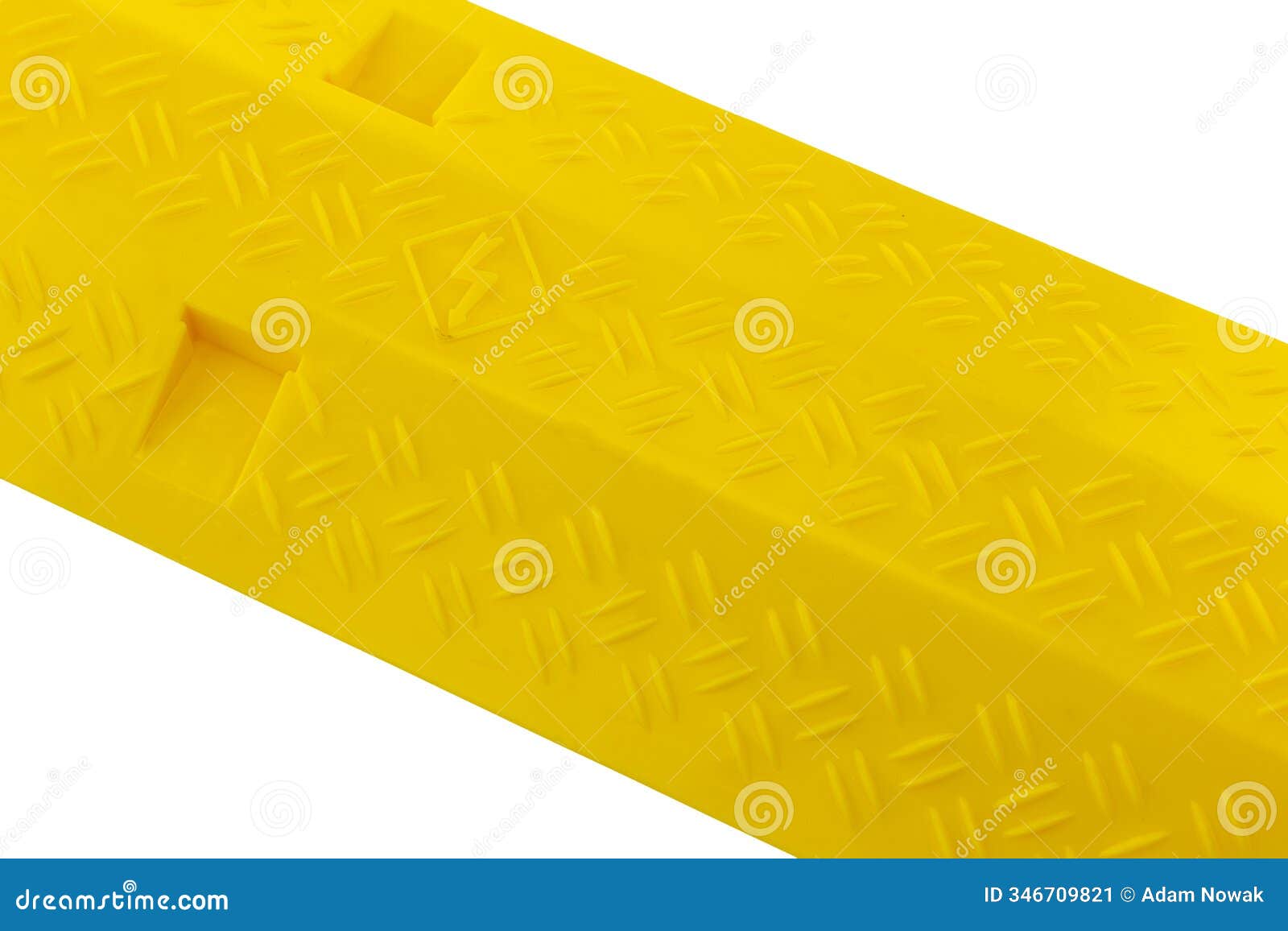 Yellow Ramp Texture with Safety Symbol Stock Illustration ...