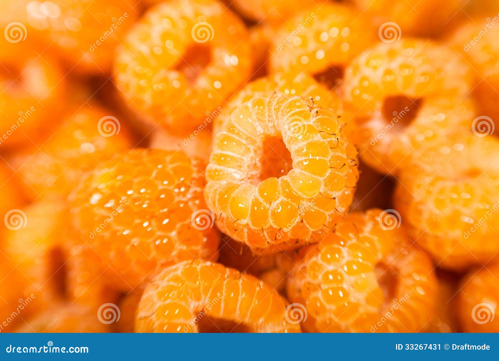 Yellow raspberry stock image. Image of ripe, antioxidant - 33267431