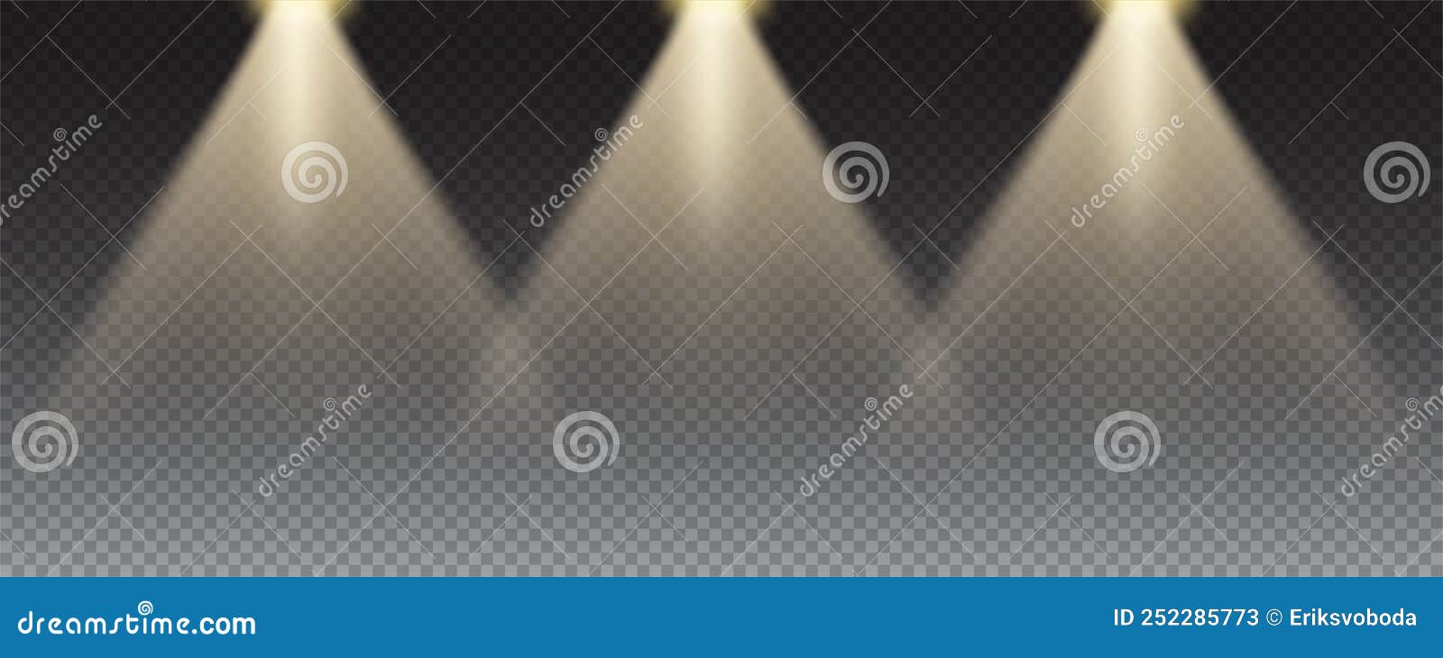 Yellow Rays on Transparent Background Stock Vector - Illustration of ...