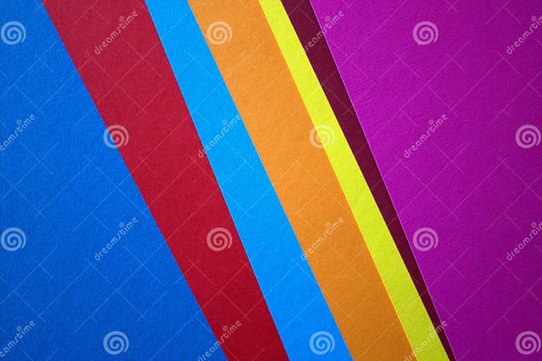 Yellow Red Blue Paper on Background. Stock Image - Image of triangles ...