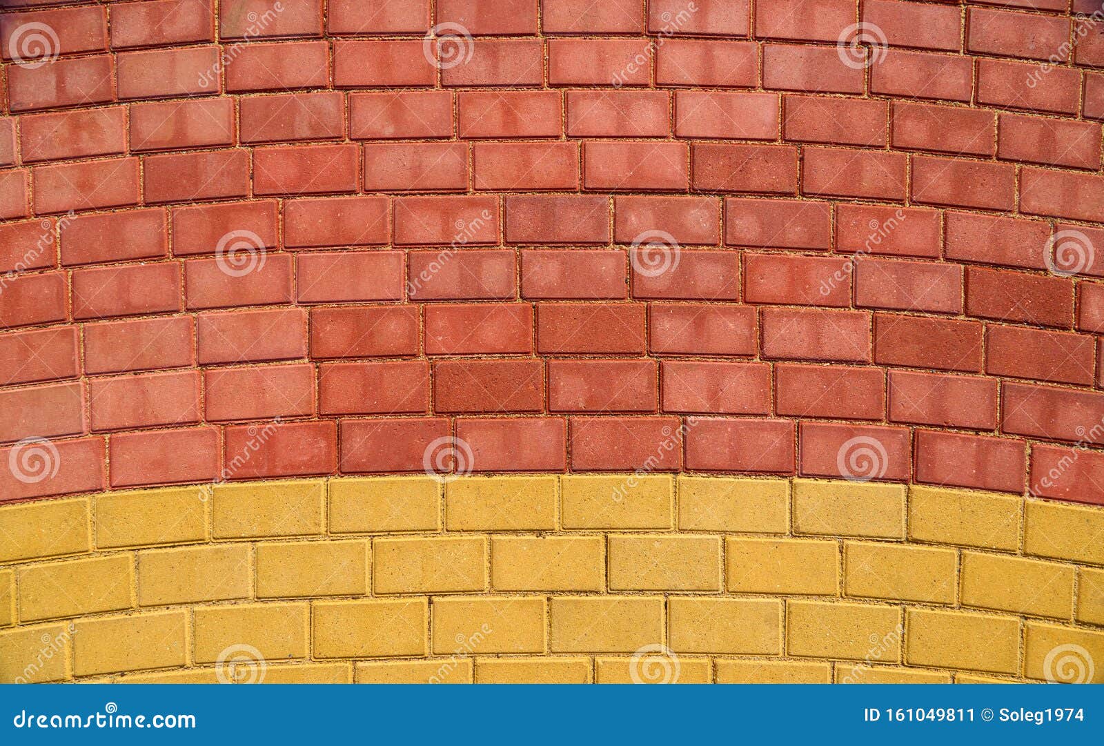 Yellow and Red Brown Paving Tile for Background or Texture Stock Image ...