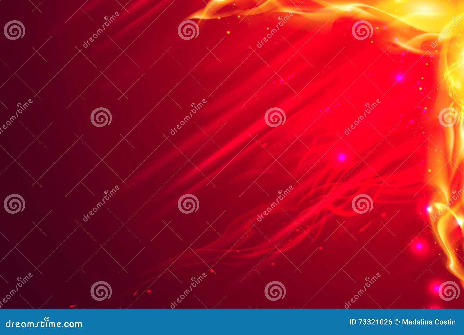 Yellow Red Burning Background Stock Illustration - Illustration of ...