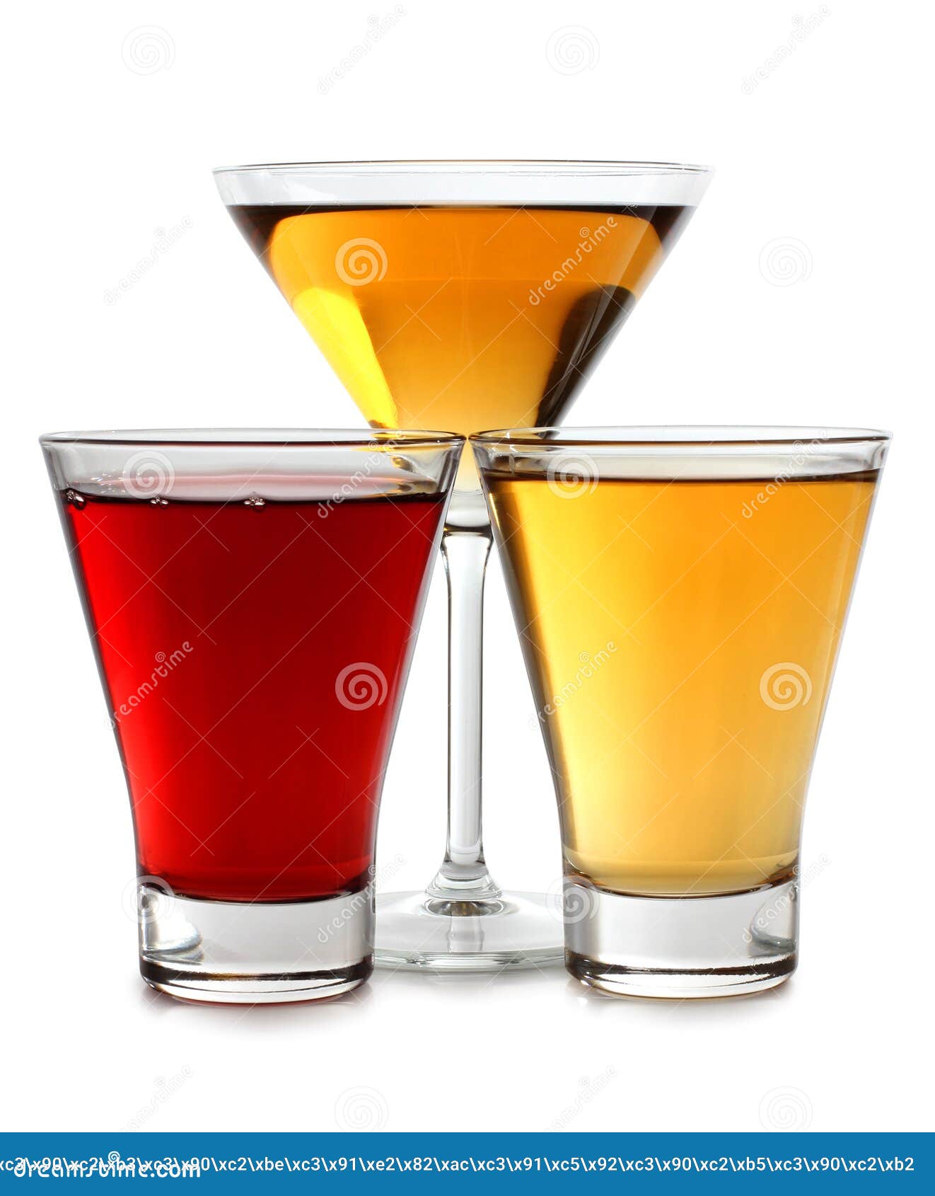 Yellow and red cocktail stock photo. Image of transparent - 23306182