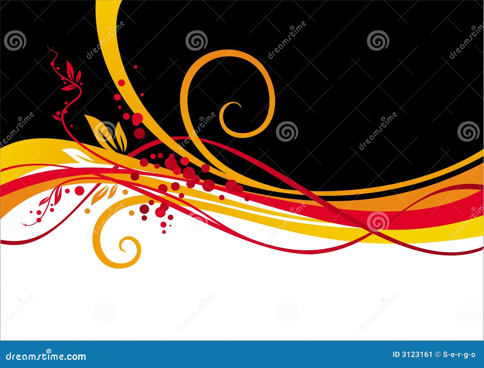 Yellow-red design stock vector. Illustration of energy - 3123161