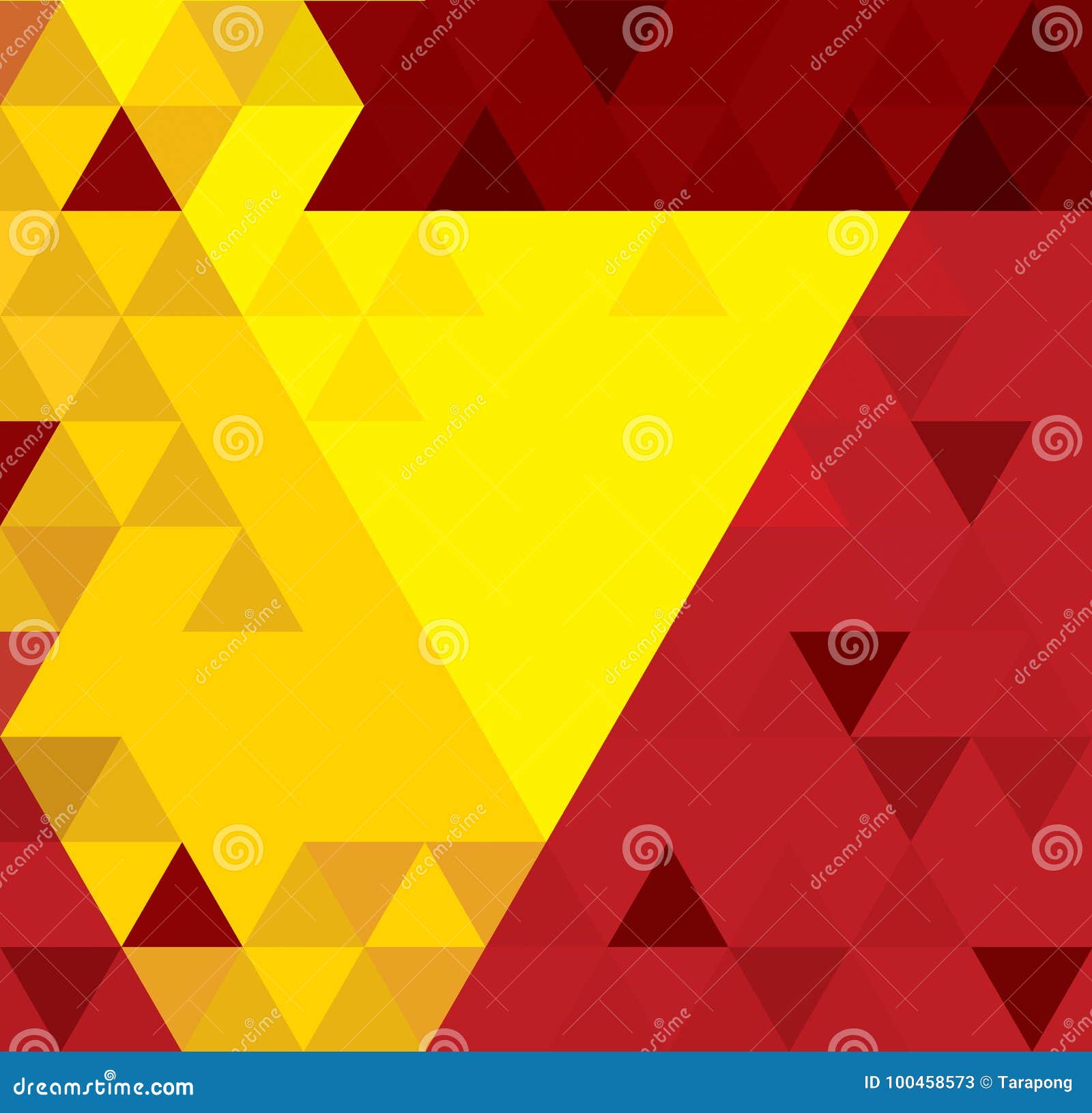 Yellow and Red Geometric Pattern, Abstract Background Template. Stock ...