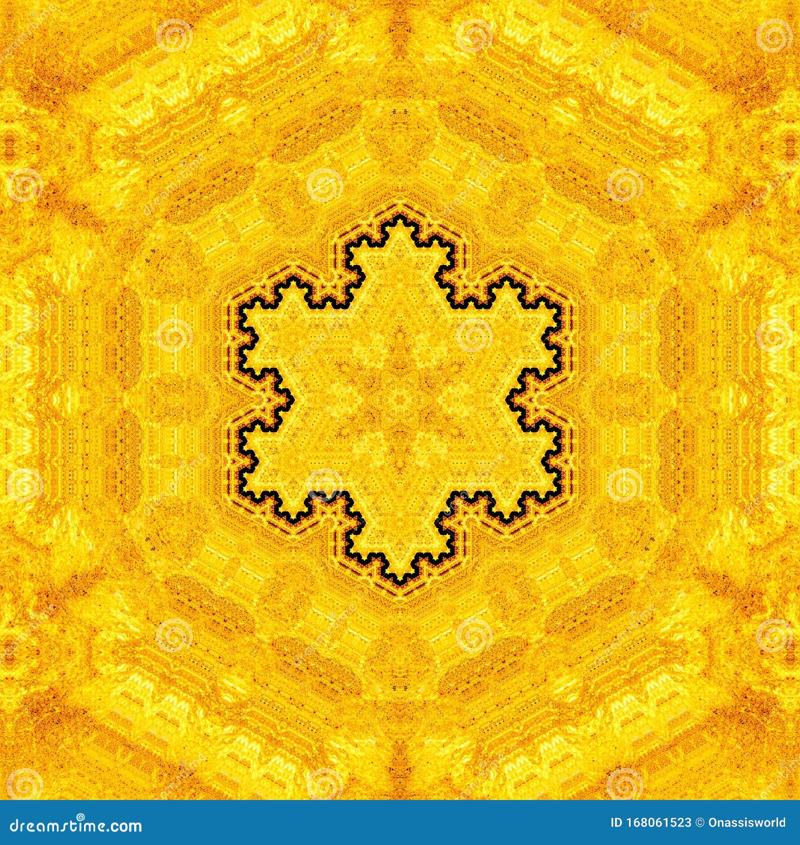 Yellow Red Gold Colored Textured Abstract Background Stock Illustration ...